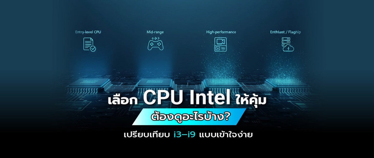 CPU Intel เปรียบเทียบ i3, i5, i7 และ i9 เลือกซื้อแบบไหนคุ้มสุด - – SpeedCom