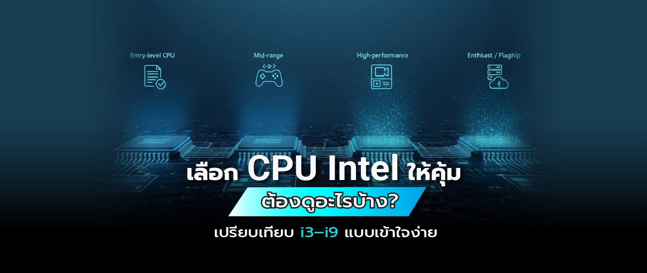 CPU Intel เปรียบเทียบ i3, i5, i7 และ i9 เลือกซื้อแบบไหนคุ้มสุด - – SpeedCom