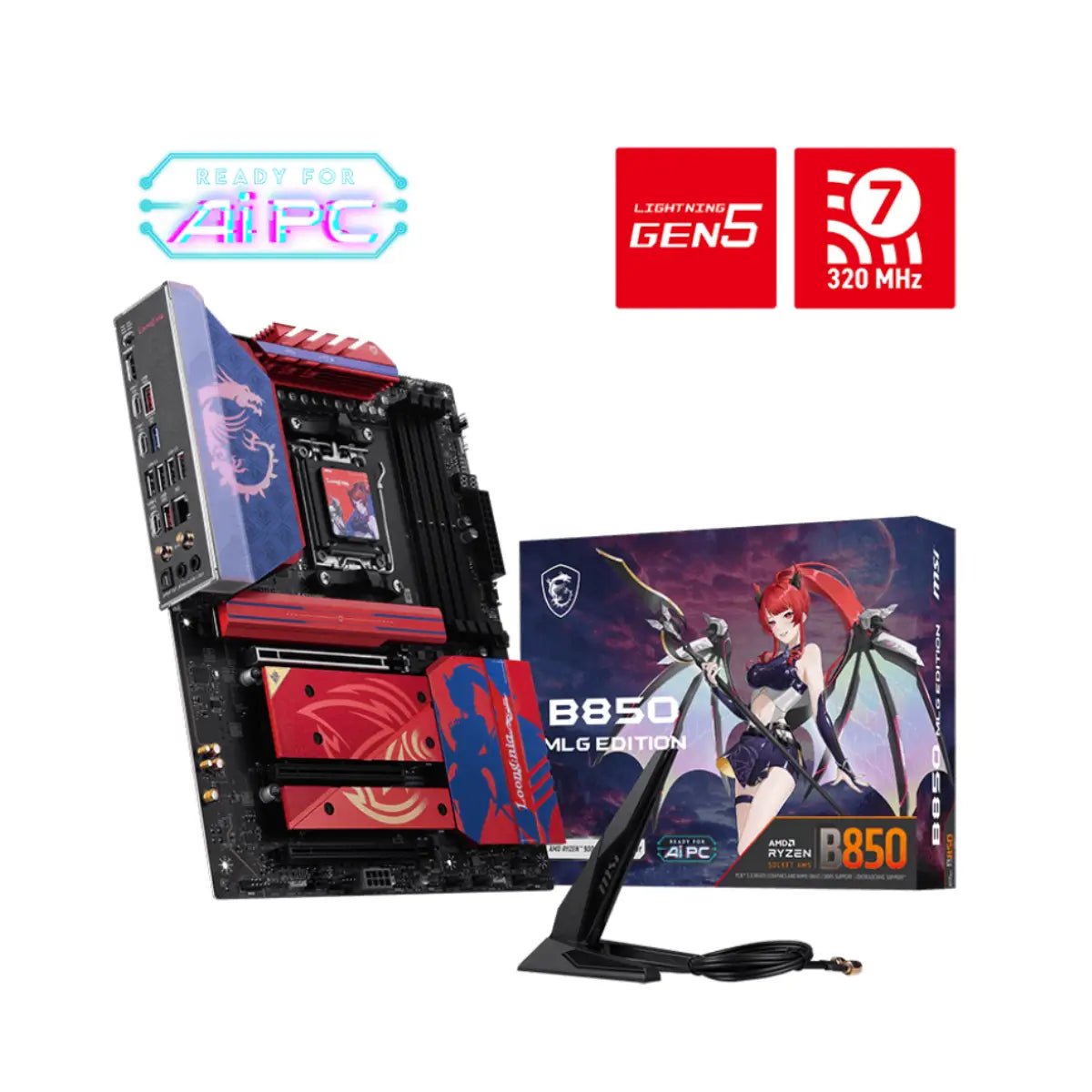 MSI B850 MLG EDITION WIFI DDR5 AM5 Motherboard - SpeedCom