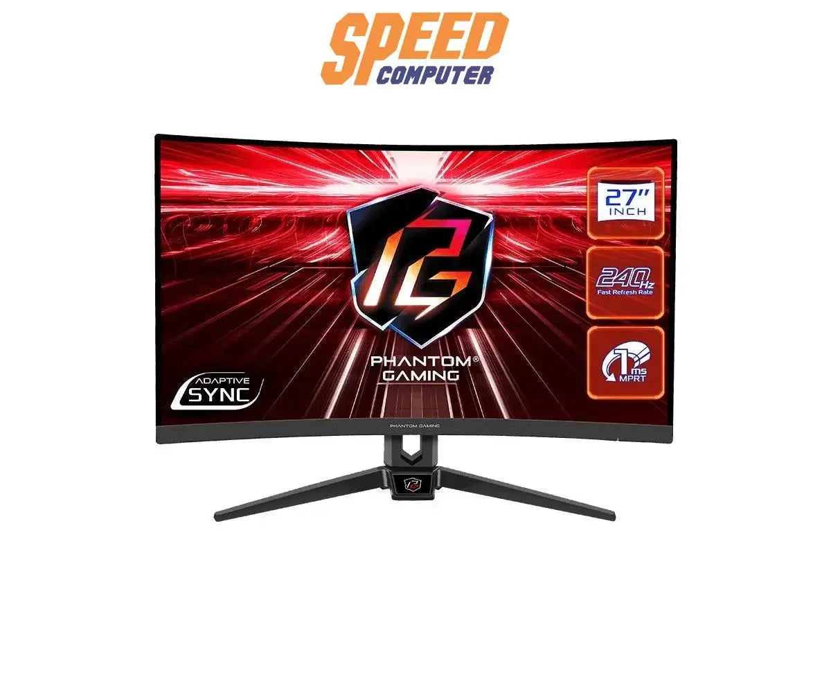 SpeedCom Monitor Asrock PG27F15RS1A 27.0" VA Curve Black