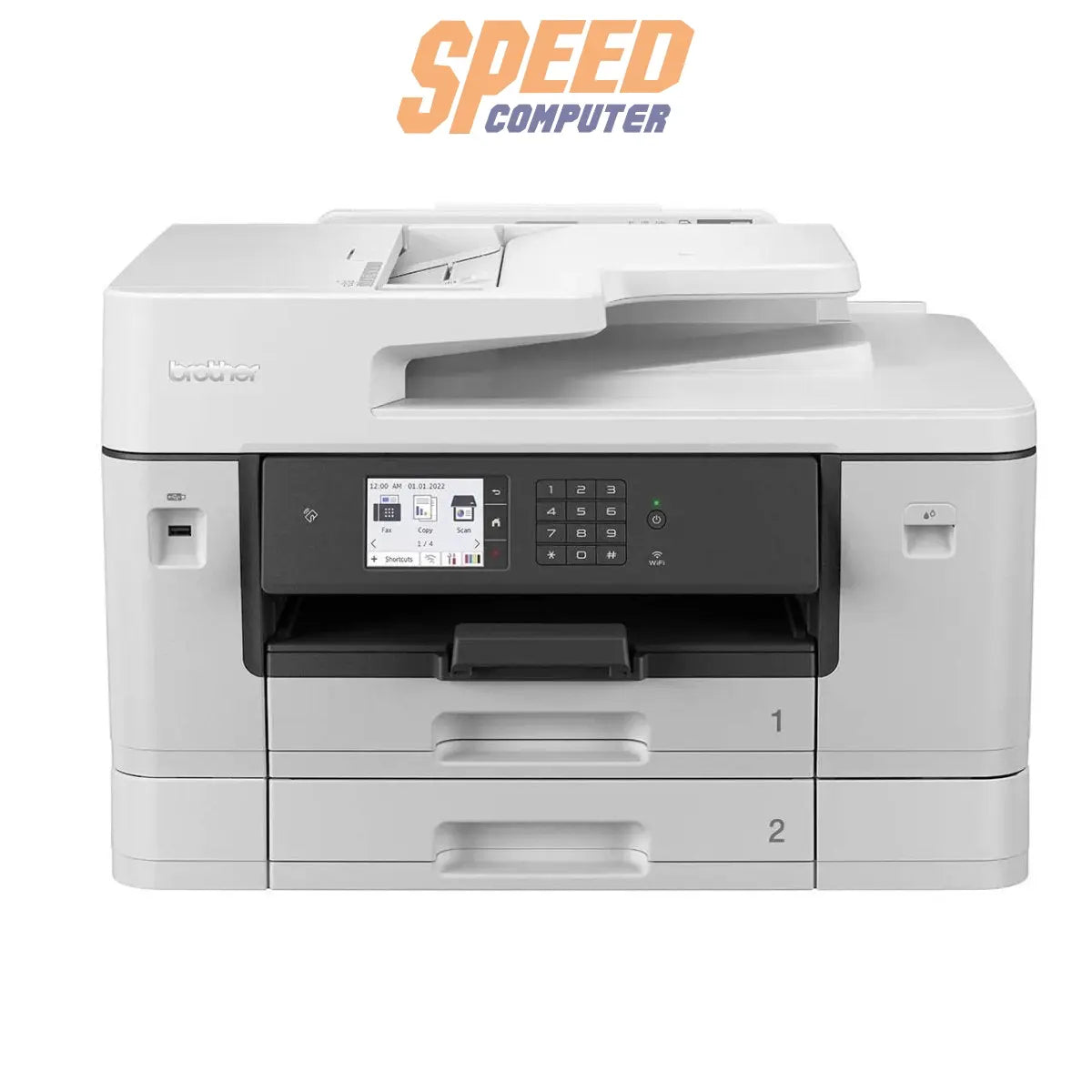 SpeedCom Printer Inkje Brother-MFC-J3940DW Gray