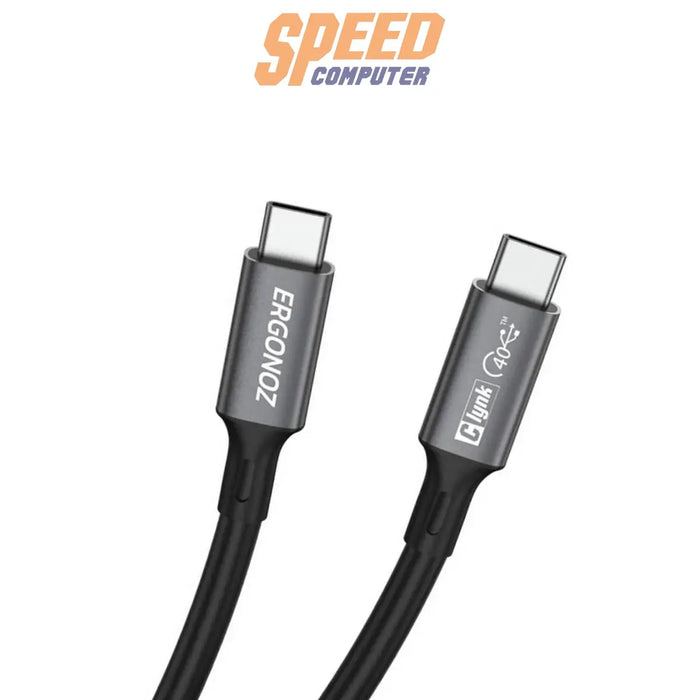 SpeedCom ERGONOZ Clynk Thunder USB C to USB C Cable 1.8 M