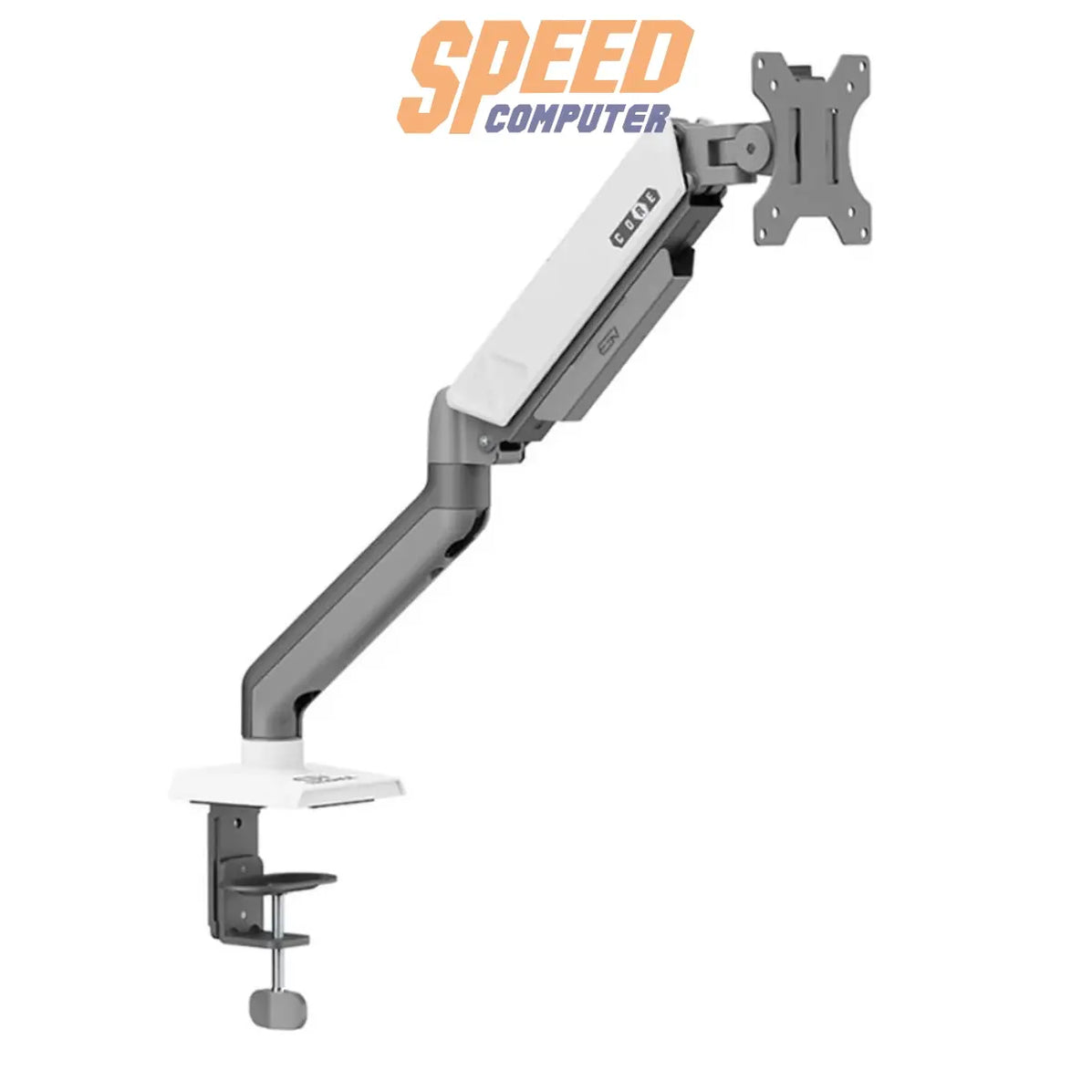 SpeedCom ERGONOZ Core Spring Monitor Arm White
