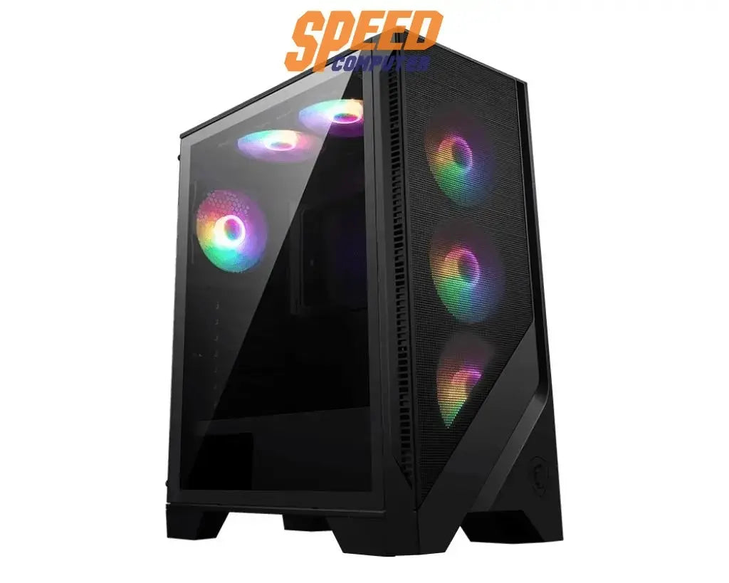 SpeedCom Case MSI MAG FORGE 120A AIRFLOW Mid Tower ATX Black