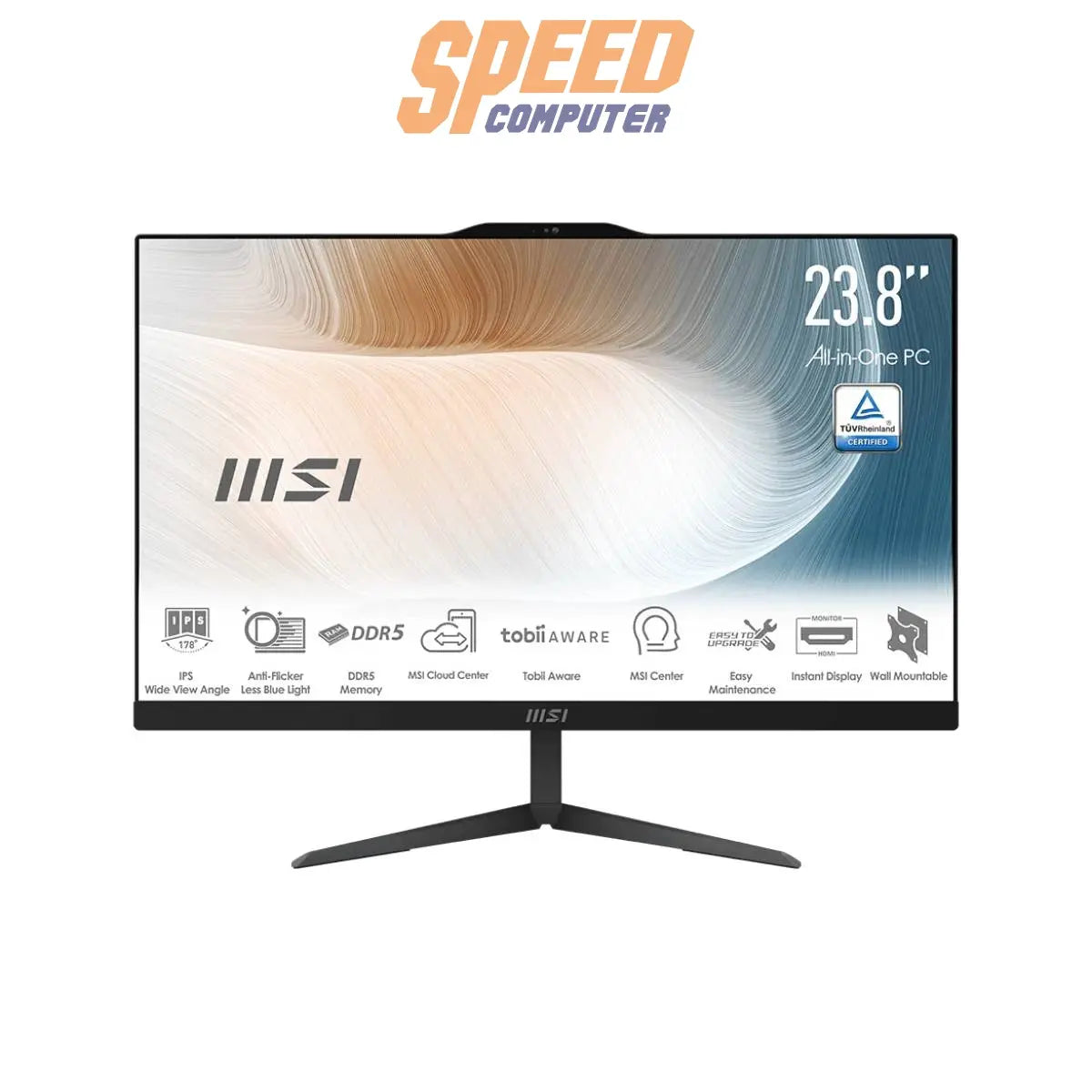 All-in-one MSI Modern AM242 1M-1433TH Core7 150U Black - Speedcom — SpeedCom