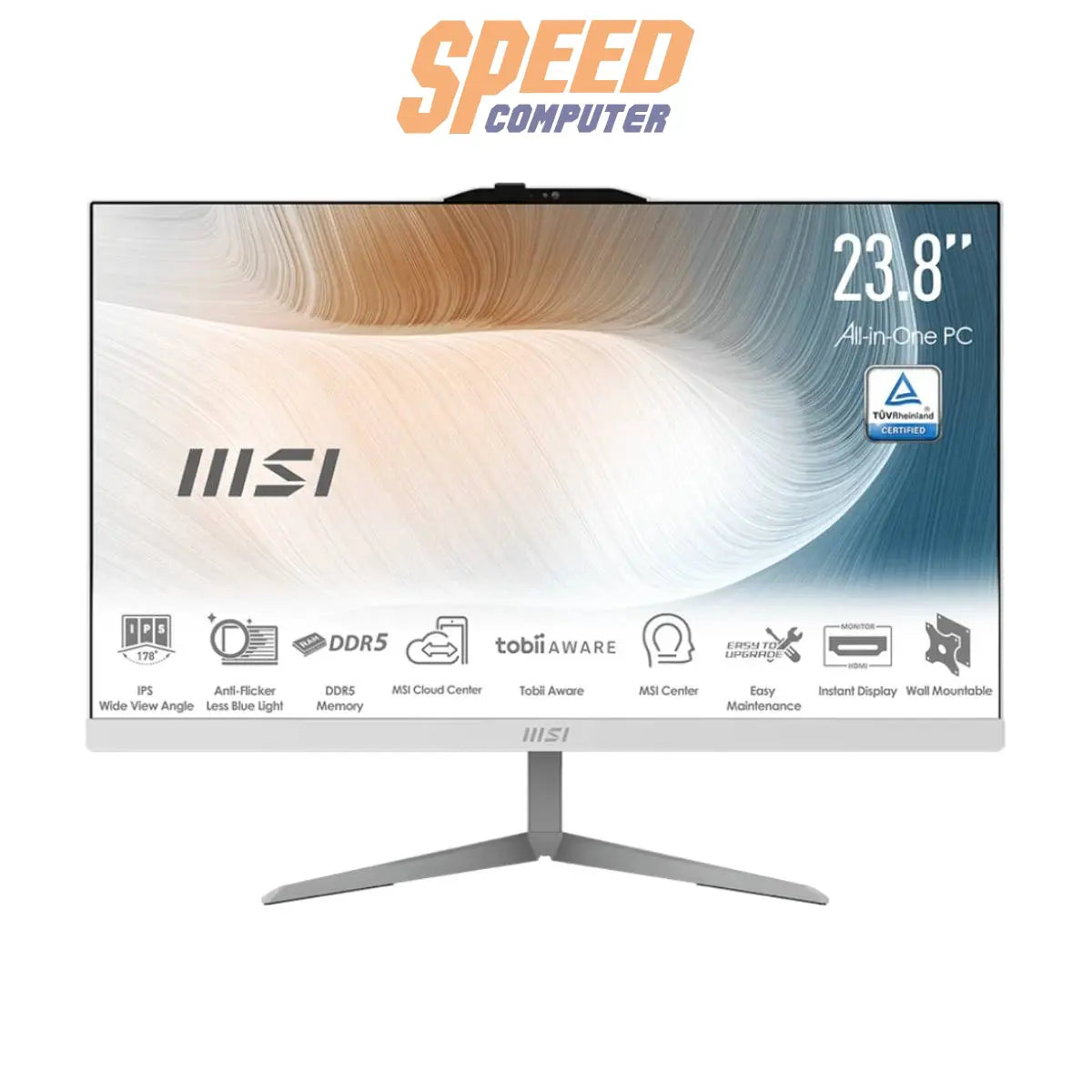 All-in-one MSI Modern AM242 1M 1436TH Core5 120U White - Speedcom — SpeedCom