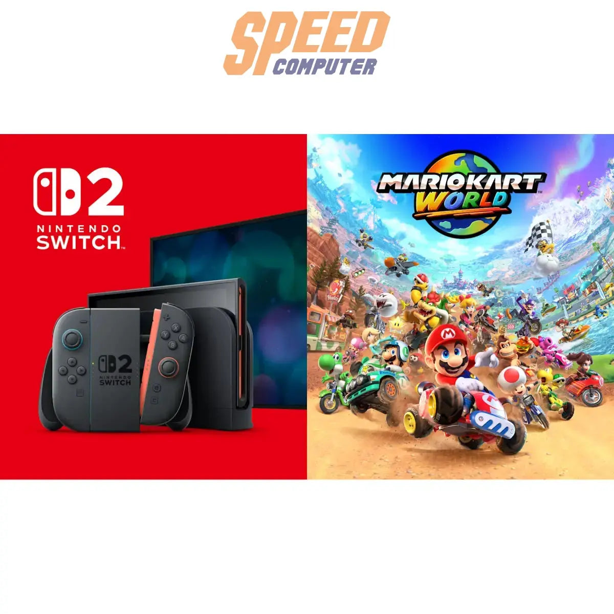 Nintendo Switch 2 Console + Mario Kart World Bundle - SpeedCom